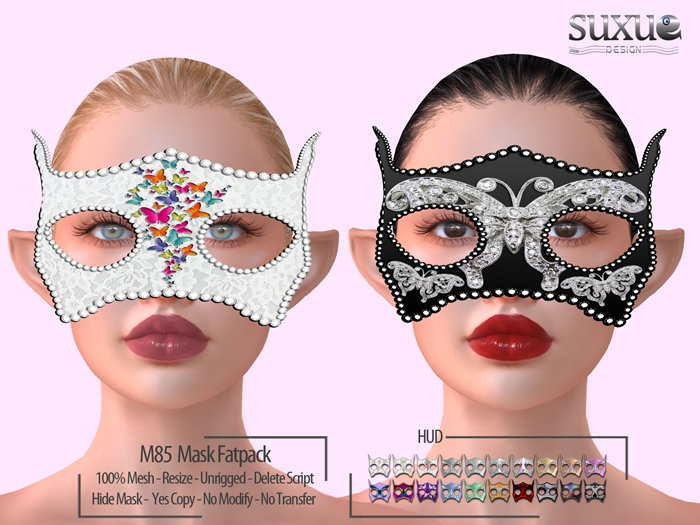 Second Life Marketplace - SuXue - Mask Butterfly Demo
